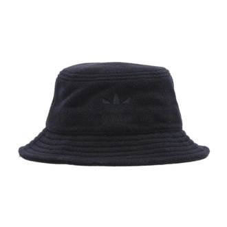 adidas Femme, Accessoires, Noir, Taille: ONE Size Chapeau de pêcheur noir avec logo