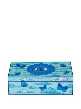 Jonathan Adler bo&icirc;te d&eacute;corative &agrave; motif papillon - Bleu