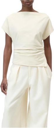 Closed Femme, Tops, Blanc, Taille: 36 FR T-Chemises