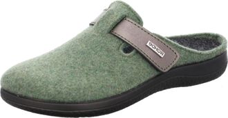 Rohde Damen Pantoffel Hausschuh Wechselfußbett Softfilz Bari 6549, Größe:41 EU, Farbe:Grün