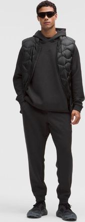 lululemon Smooth Spacer Jogginghose, normale L&auml;nge Stack f&uuml;r M&auml;nner - Gr&ouml;&szlig;e XL in Black