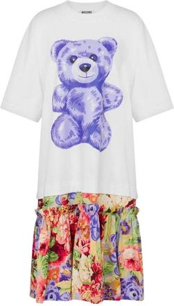 Moschino Femme, Robes, Multicolore, Taille: 32 FR Robe en coton oversize