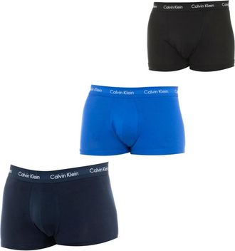 Calvin Klein Homme, Sous-v&ecirc;tements, Multicolore, Taille: S Low Rise Trunks 3-Pack