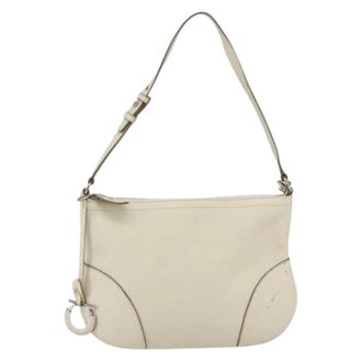 Ferragamo Pre-owned Gancini Schultertasche - - Pre-owned - Damen - Beige - ONE SIZE