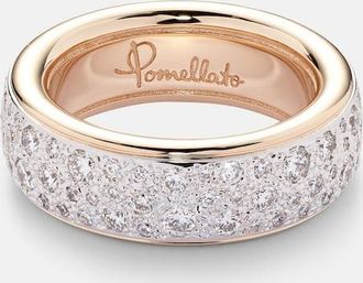 POMELLATO Ring Iconica aus 18kt Roségold mit Diamanten