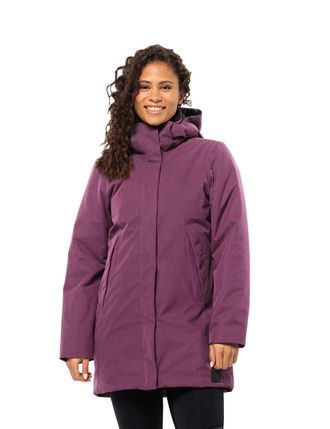 Jack Wolfskin SALIER COAT berry jam, XS