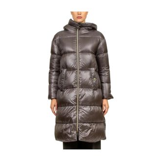 Herno Camel Nylon Ultraleichte Kapuzenjacke - - Coats - Damen - Braun - XL