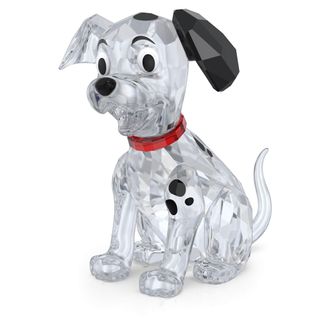 Swarovski Disney Classics 101 Dalmatians - Lucky, Niedliche Kristallfigur aus Disneys 101 Dalmatiner mit Charakteristischen Flecken und Rotem Halsband, Gr&ouml;&szlig;e: 6