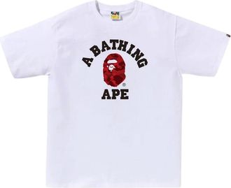 A Bathing Ape A Bathing Ape, Herren, Oberteile, Wei&szlig;, LGr&ouml;&szlig;e