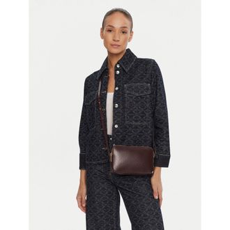 Calvin Klein Handtasche Calvin Klein Emblem Aop Elongated Camera Bag LV04F3268G Dunkelrot