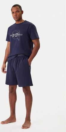 Karl Lagerfeld Pyjama B1M45005 Dunkelblau Regular Fit