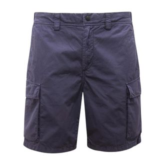 Woolrich Bermuda Gart Dyed Cargo Shorts - - Shorts - Herren - Blau - W31