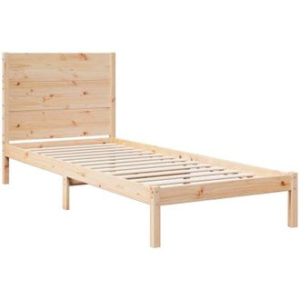 vidaXL Massivholzbett Extra Lang ohne Matratze 100x210 cm Vidaxl