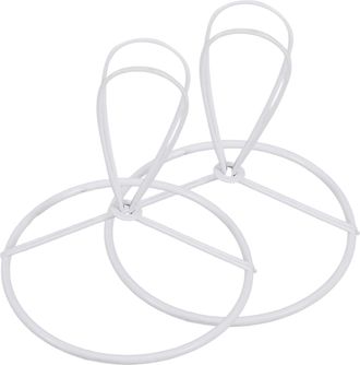 BESPORTBLE 2 St&uuml;ck Lampenschirmklemme aus Leichtem Eisen Kompatibel mit Verschiedenen Leuchtmitteln f&uuml;r Tisch und Stehlampen Universell Einsetzbar Im Wohn und Ga