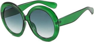 Generic Lunettes De Soleil &Agrave; Monture Large For Hommes Et Femmes D&eacute;coratives For Les Vacances En Plein Air(Green)