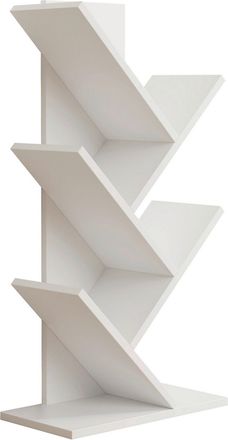 MID.YOU Mid.you Regal Nulis, Wei&szlig;, Holzwerkstoff, 40x77x20 cm, stehend, Wohnzimmer, Regale, B&uuml;cherregale