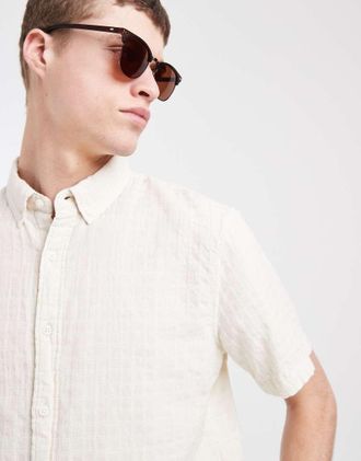 Levi's Authentic - Kurz&auml;rmliges Hemd in Hellbeige-Neutral