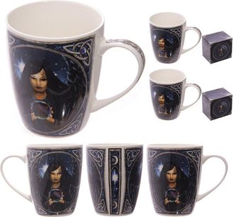 Puckator Fantasy Tasse Dunkler Engel Mit Kristallkugel