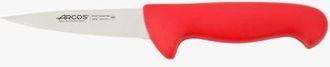 Arcos Fleischermesser und Fleischmesser aus Edelstahl 13 cm - Griff aus Polypropylen, Ideal f&uuml;r Schwerlastgebrauch - Rot, Serie 2900, Farbe Rot
