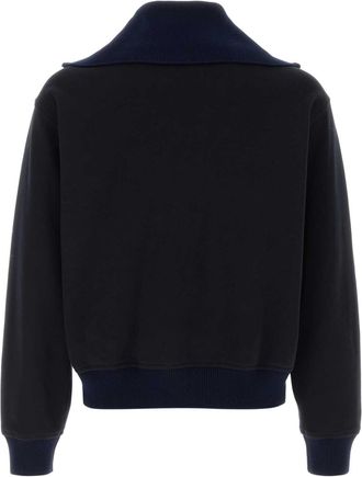 Jil Sander Navy Exterior: Cotton Maglie Sweater