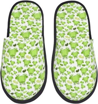 Generic Grenouilles Mignonnes Homme Femme Slippers Chaud Pantoufles Antid&eacute;rapantes Chaussures De Maison Pour Int&eacute;rieur Maison Hiver L