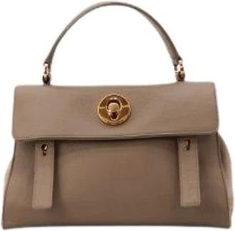 Saint Laurent Sac Le Muse Two Pre-owned - Femme - Pre-owned - Beige - Taille: ONE Size