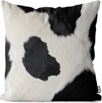 Void Watches Kuhfellmuster Kissenbezug Kissenhülle Outdoor Indoor, Kissen Größe:60 x 60 cm