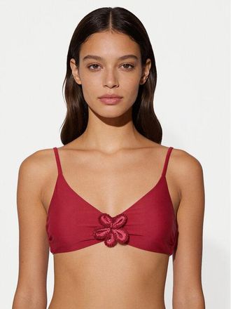 Ysabel Mora Bikini-Oberteil 83448 Dunkelrot