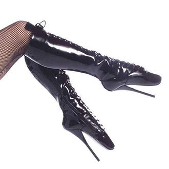 Devious Chaussures &agrave; talons femme, Noir - Noir verni, 46 (US-15)