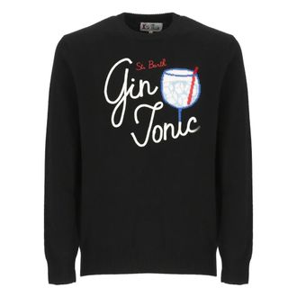 Saint Barth Homme, Pulls, Bleu, Taille: XL Pull en m&eacute;lange de laine bleue