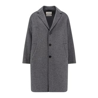 Amaranto Over Single-Breasted Coat - - Coats - Herren - Grau - XS