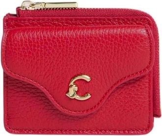 Coccinelle Femme, Accessoires, Rouge, Taille: ONE Size Porte-cartes C-Me