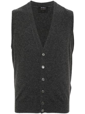 Dell'Oglio gilet en cachemire à col v - Gris