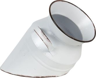 Clayre & Eef Dekoration Milchkanne Ø 17x30 cm weiß 6Y3726W