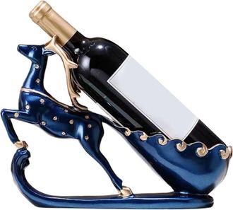 Generic Weinregal Hirsch - Weinflaschenhalter zum Ziehen von Hirschstatuen - Weinregal f&uuml;r Wein, dekorativer Vintage-Organizer