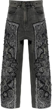 R13 Femme, Jeans, Gris, Taille: W25 Venti Jean