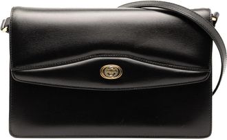 Gucci Hobo Bags - Leather Flap Crossbody - Gr. unisize - in Schwarz - für Damen