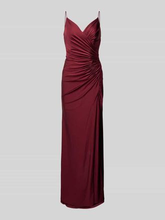 Mascara Abendkleid in Wickel-Optik
