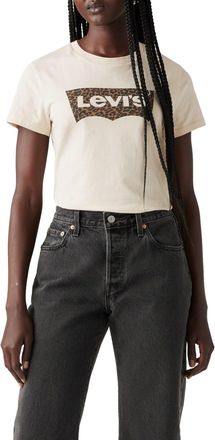 Levi's Damen The Perfect Tee T-Shirt, Annessa Cheetah Bw F1, XXS
