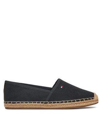 Tommy Hilfiger Espadrilles Flag Canvas Espadrille FW0FW08541 Schwarz