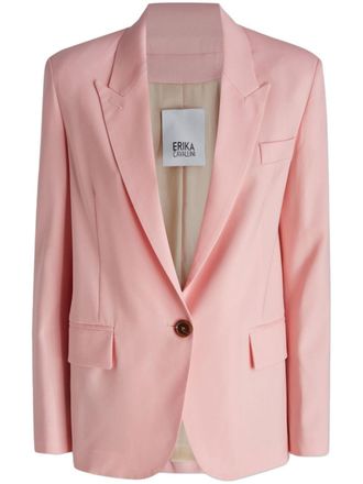 Erika Cavallini Semi Couture Einreihiges Sakko - Rosa