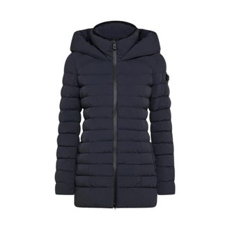 Peuterey Blauer Daunen Carcoat mit Primaloft-F&uuml;llung - - Coats - Damen - Blau - XL