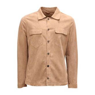 D'Aniello Wildlederjacke Taylor Modell Made in Italy - - Jackets - Herren - Beige - M