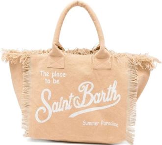 MC2 Saint Barth Femme, Sacs, Beige, Taille: ONE Size Vanity Tote Bag