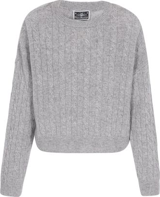 Dreimaster Dreimaster Pullover Frauen HellGrauMelange