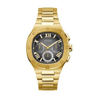 Guess Armbanduhr 42 mm Edelstahl - - Accessories - Herren - Gelb - ONE SIZE