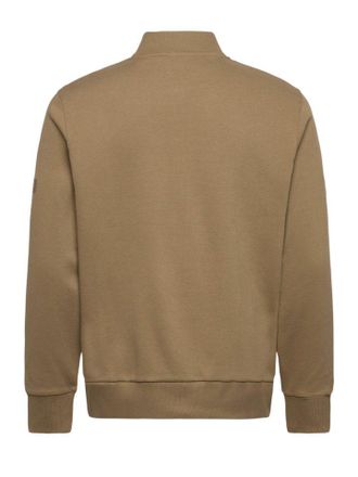 GANT Sweatjacke braun,Freizeit,Baumwolle,Unifarben,Collegekragen,Lang,Regular Fit