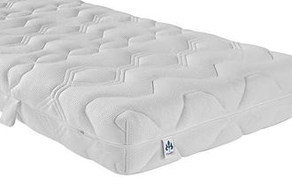 Irisette Lotus orthopädische 7-Zonen 500er Tonnentaschenfederkernmatratze, Härtegrad 2 (weich), 200 x 200 cm, Öko-Tex zertifiziert, produziert nach deutschem Q
