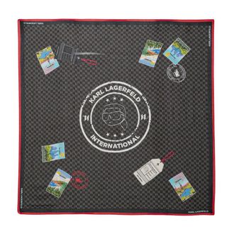Karl Lagerfeld Femme, Accessoires, Multicolore, Taille: ONE Size Foulard Ikon Monogram