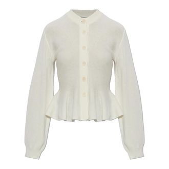 Rotate Skulpturierter Strick-Cardigan - - Knitwear - Damen - Beige - S